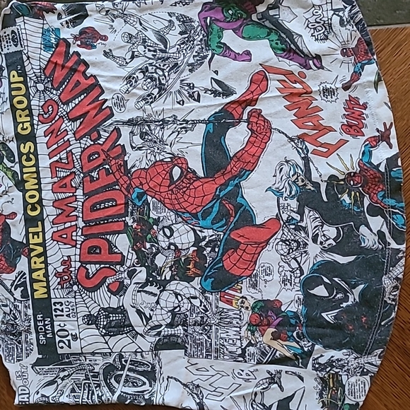 Marvel | Tops | Euc Spider Man Comic Racerback Tank | Poshmark